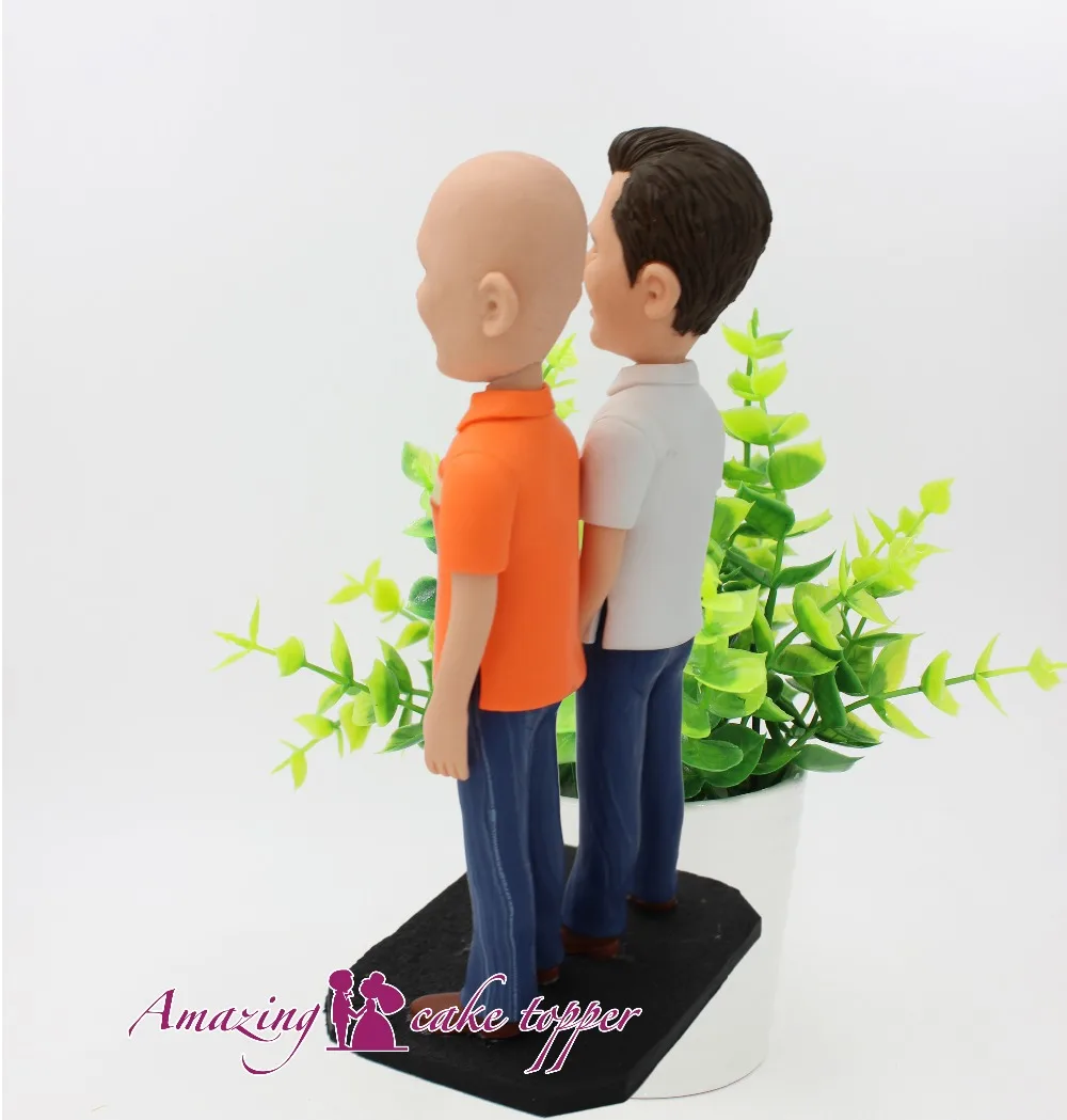 2019 AMAZING CAKE TOPPER Brotherly love, sculpture, memorialToys Custom ...