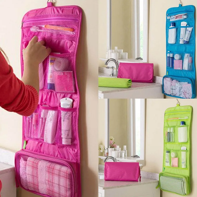 Buy Womens Ladies Travel Toiletry Folding Hanging Wash