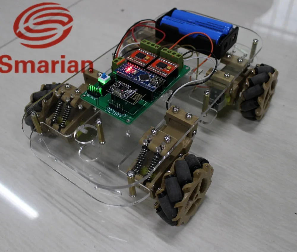 omni-wheel-suspension-intelligent-car-platform-from-DIY-Crawler-Tracked ...