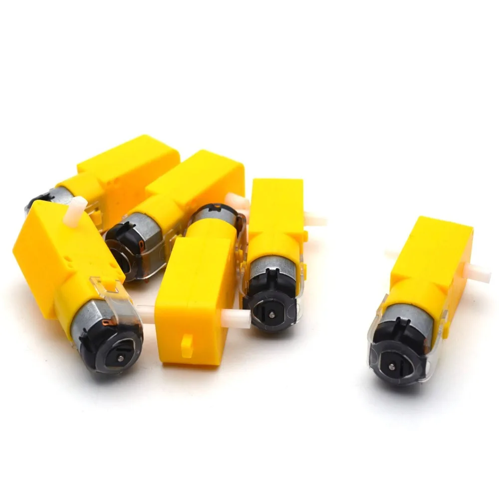 2 pçs tt motor do carro inteligente robô engrenagem do motor do carro ...