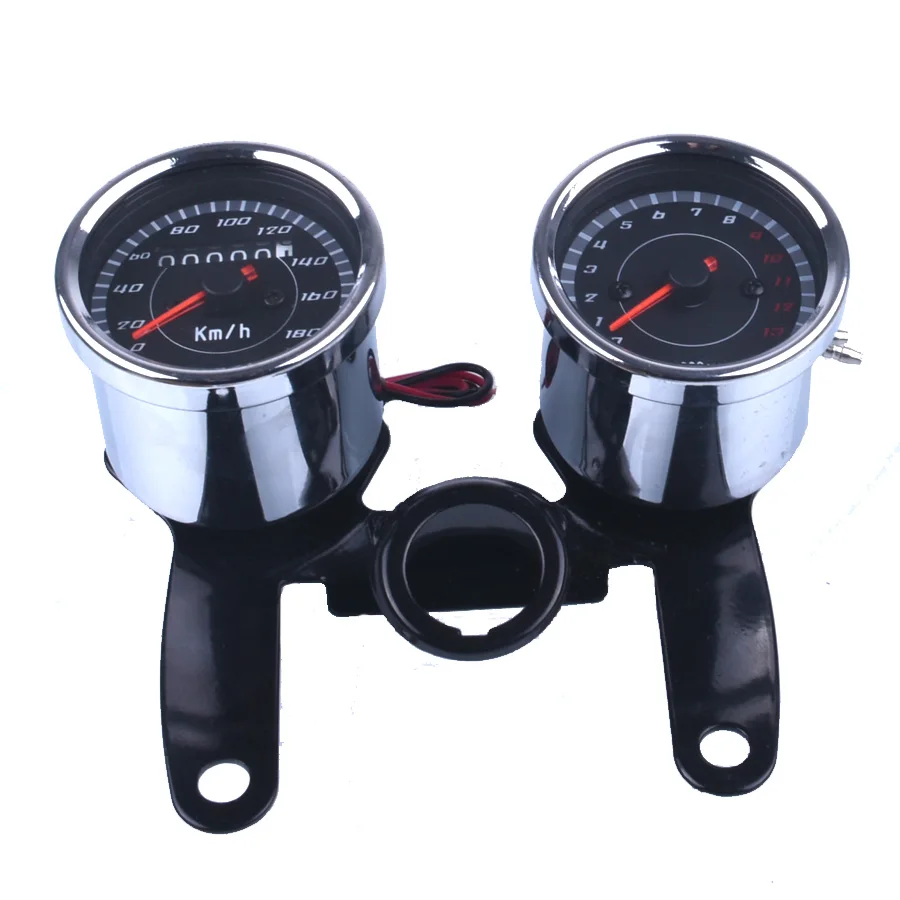 Universal-Motorcycle-Speedometer-Odometer-Gauge-0-180km-h-13000-RPM-LED ...