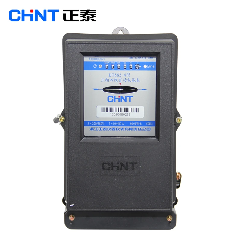 Chint DT862 4 three phase mechanical energy meter factory table 3X10 ...
