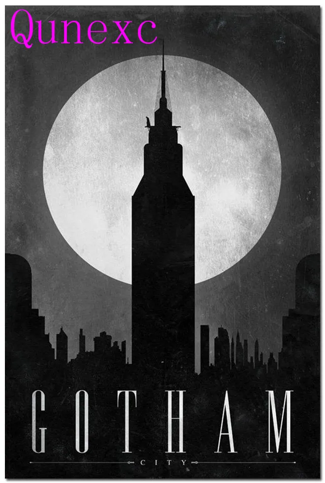Gotham City Skyline Poster