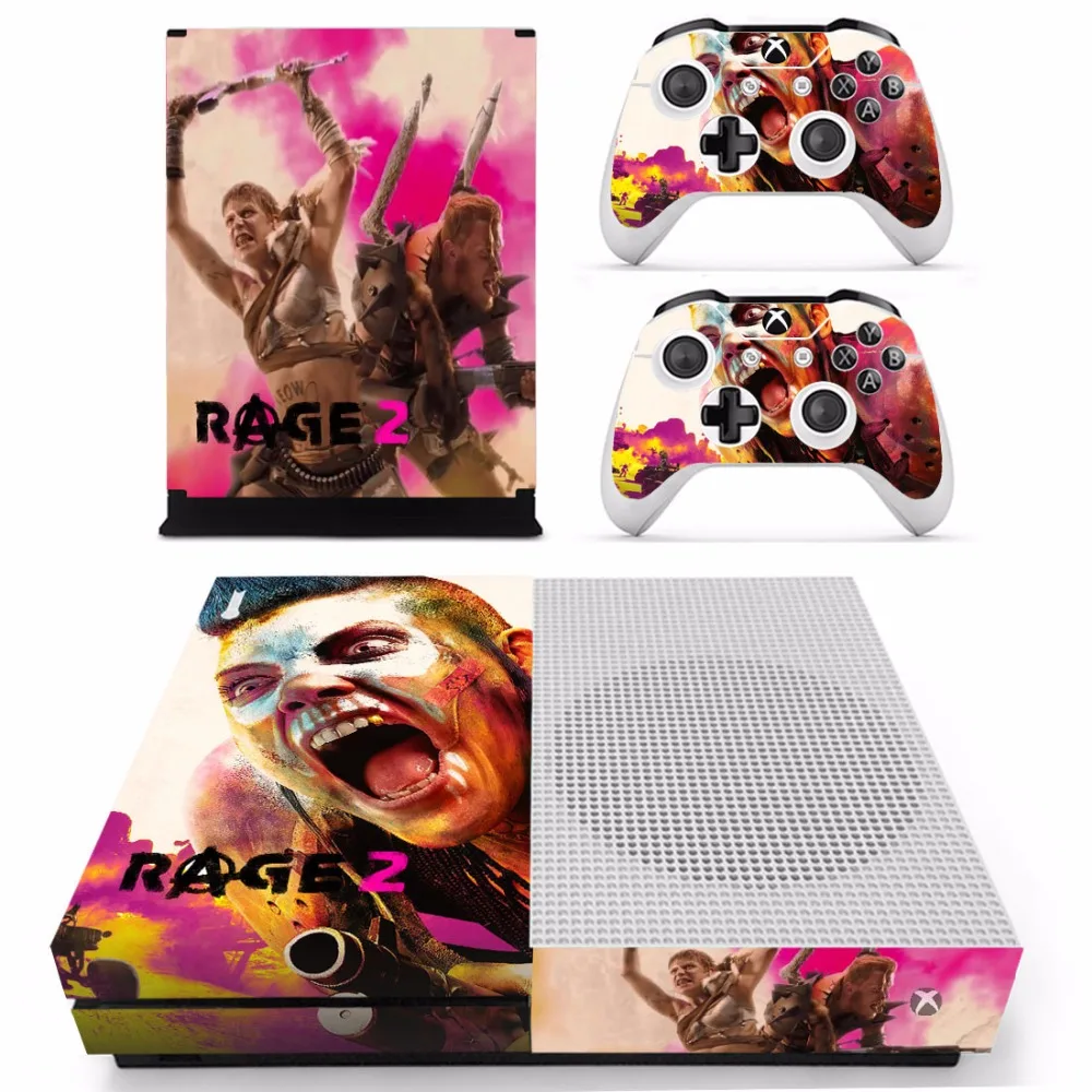 Rage 2 Skin Sticker for Xbox One Slim Console and 2 Controllers ...