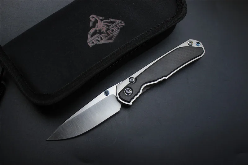KEVIN JOHN Chris Reeve small Sebenza TC4/Carbon fiber blade S35VN ...