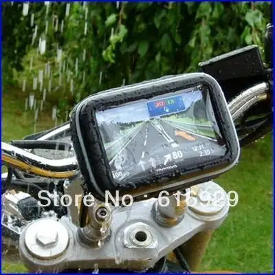 5-Waterproof-Motorcycle-Bike-Cycling-GPS-SAT-NAV-Case-Bag-w-Mount ...