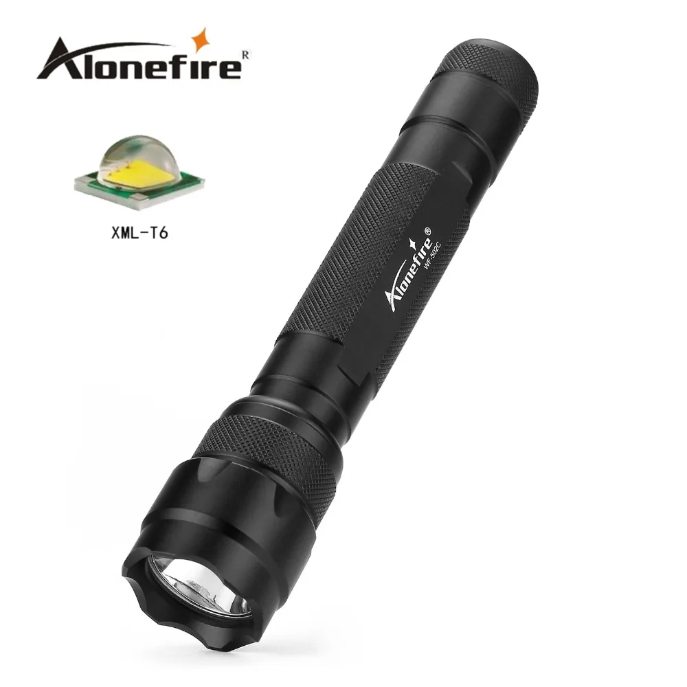 502C Cree Led Flashlight 2000LM Cree Xm l T6/XM L2 LED 18650 Tactical ...