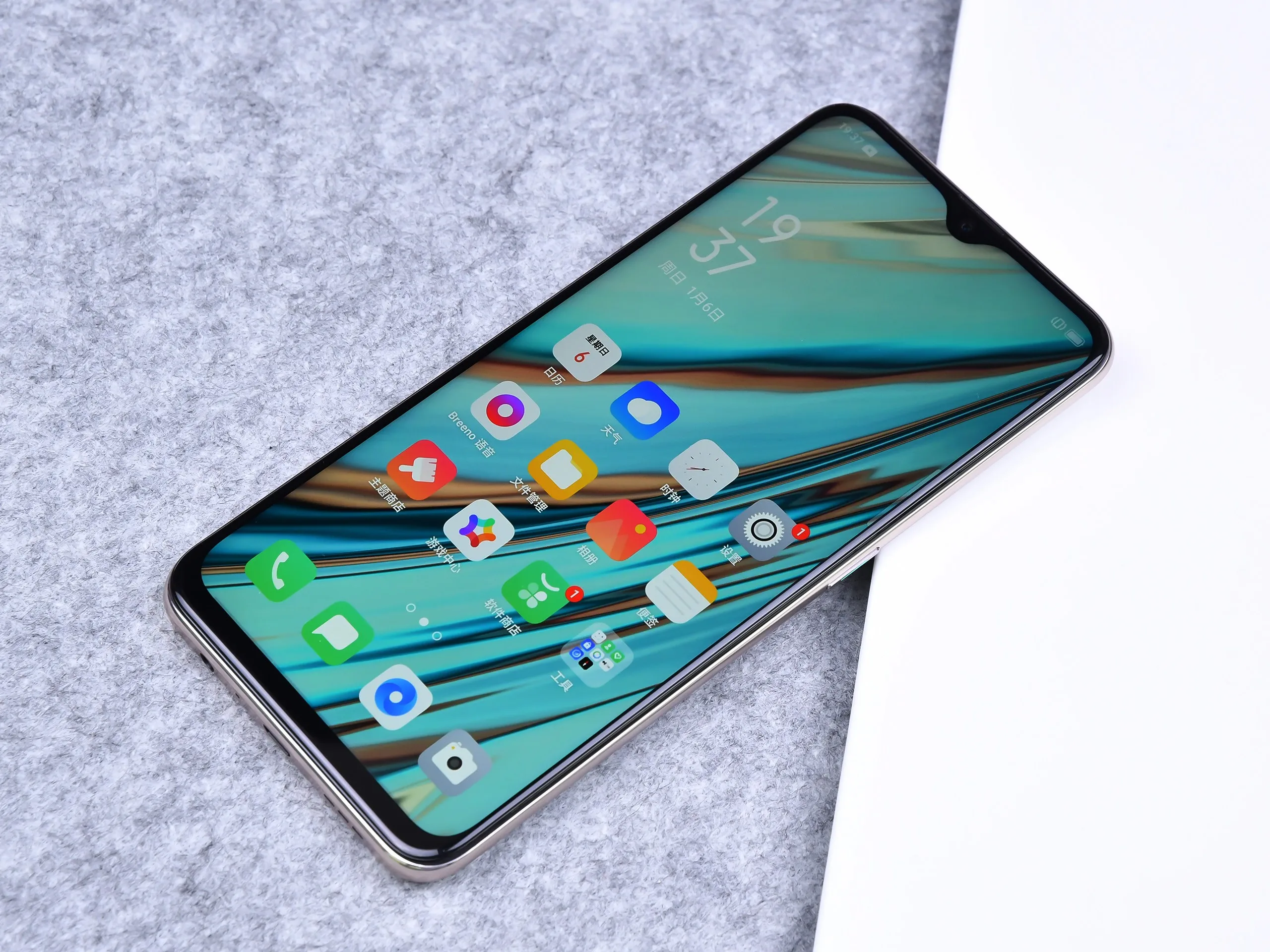 OPPO A9 4G LTE мобильный телефон Helio P70 Android 9,0 6,5" Капля воды полный экран 6 Гб ram 128 ...