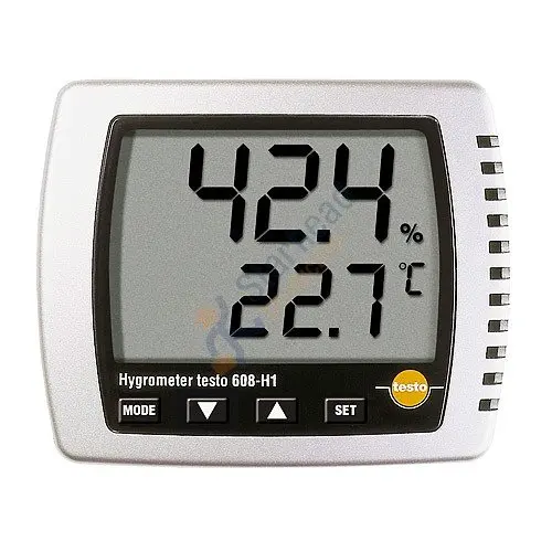 Testo 608 H1 large display digital thermohygrometer humidity/dewpoint ...