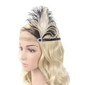 Ladies 1920s Vintage Short Curly Flapper Headwear Adult Marilyn Monroe ...