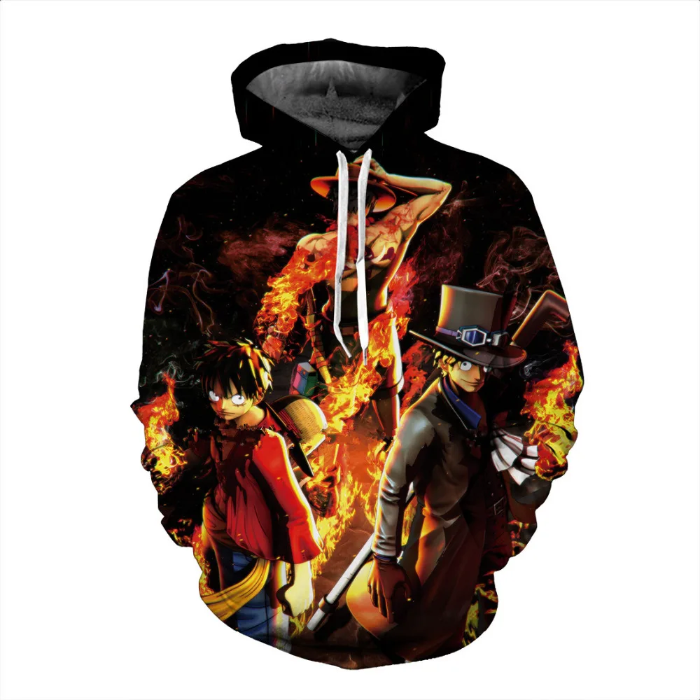 One Piece Anime Hoodie 3d Sweatshirt Pullovers | One piece Merchandise ...