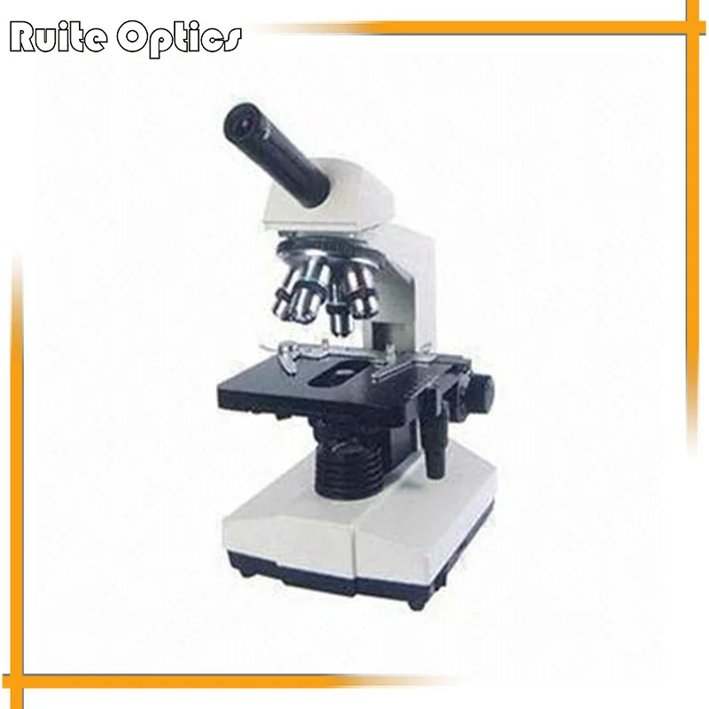 40X 1600X Monocular Head Laboratory Microscope Focusing Adjustable ...