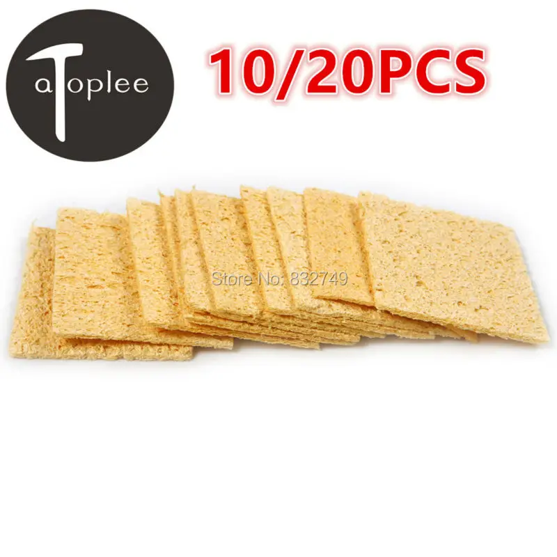 High Temperature 10/20pcs Welding Head Cleaning Sponge For Prevent ...