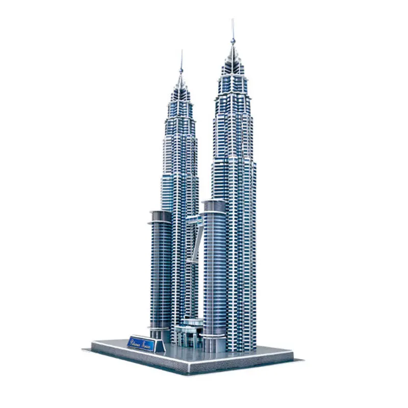 Aliexpress.com : Buy DIY Petronas Twin Towers 3D Model Puzzle Toys ...