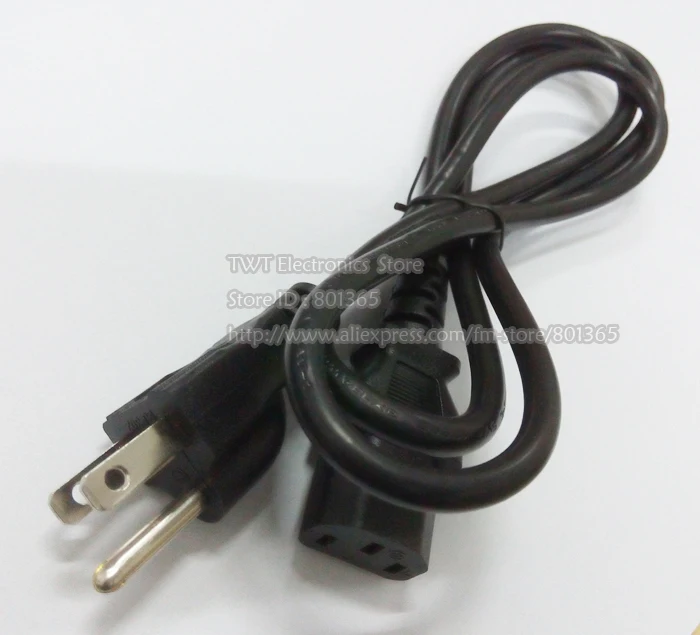 Usa Power Cord Us 3pin Male Plug To Iec 320 C13 Socket Female Power