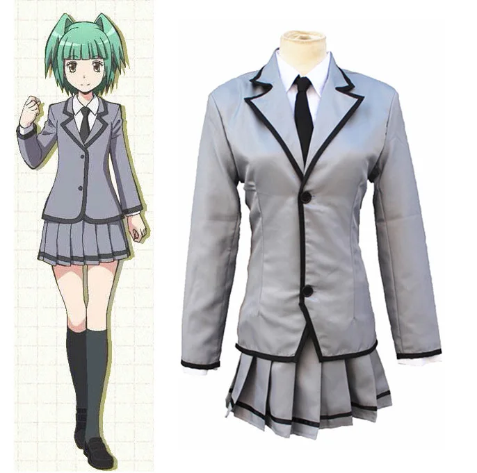 2017 New Assassination Classroom Cosplay Kayano Kaede Costume Women's ...