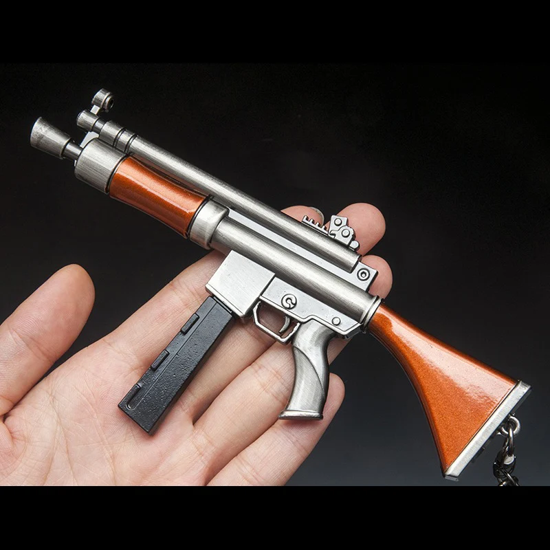 1 pcs 미니 무기 mp5 장난감 저장소 야외 재미 스포츠 장난감 minigun 잡지 16.5 cm kirsite 장난감 무기 ...