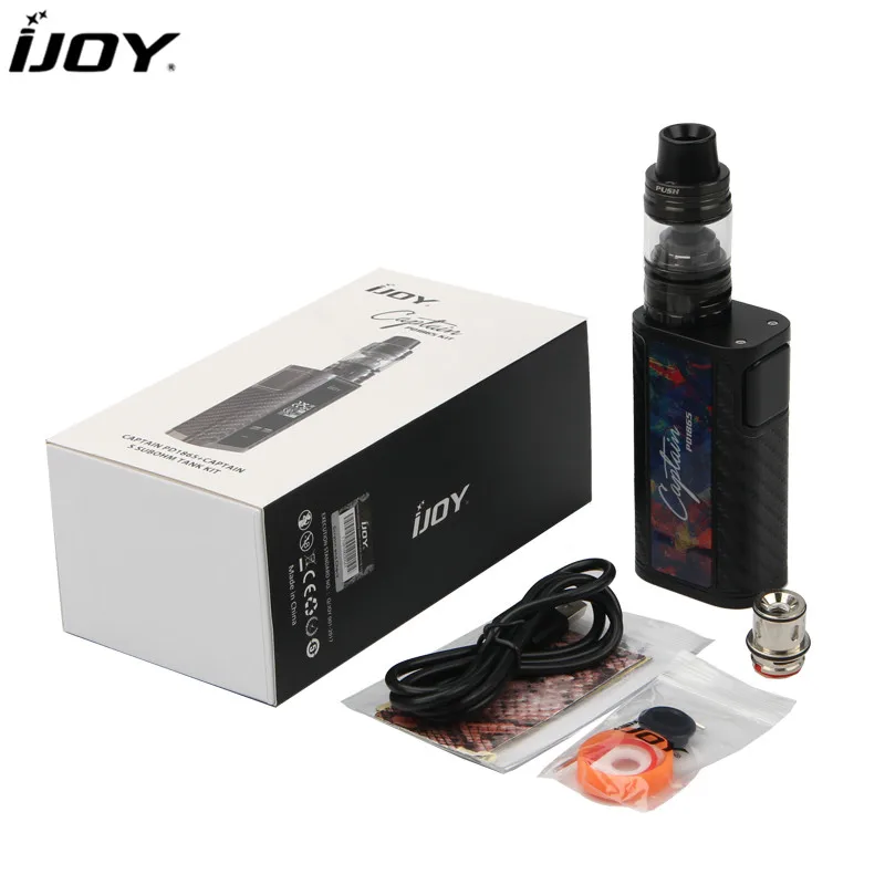 100-Original-IJOY-Captain-PD1865-225W-PD18650-Box-MOD-Vape-with-4ML ...