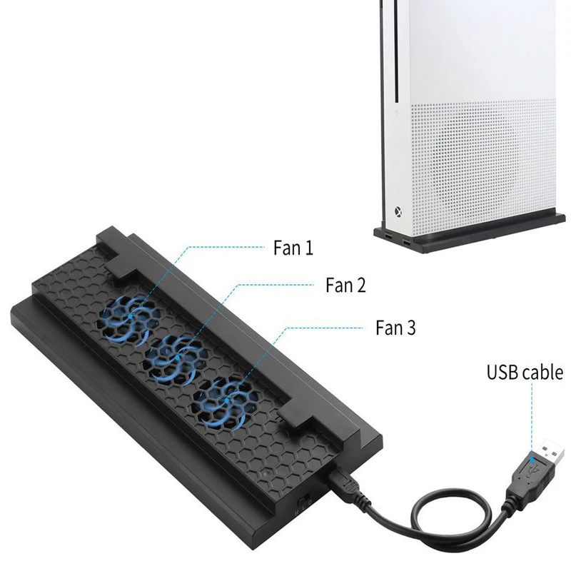 One-S-Cooling-Dock-Vertical-Stand-3-High-Speed-Fans-2-Port-USB-Charing ...