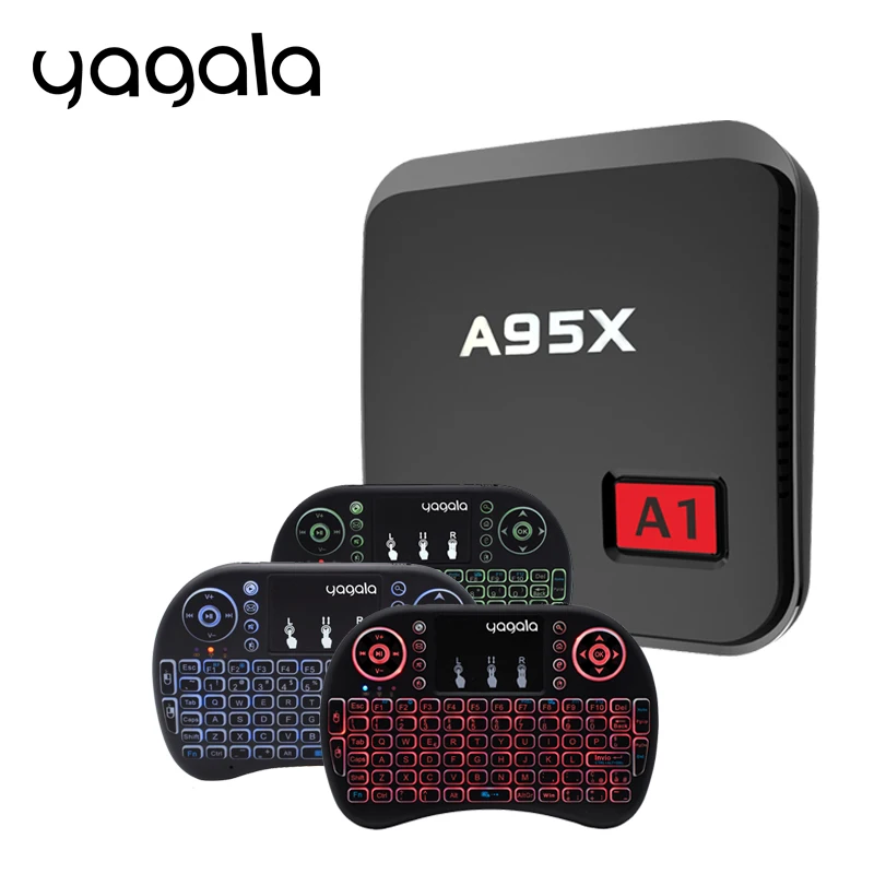 A95X A1 TV BOX Amlogic S905X 1GB 8GB Android 6.0 4K Set Top Box 2.4G ...