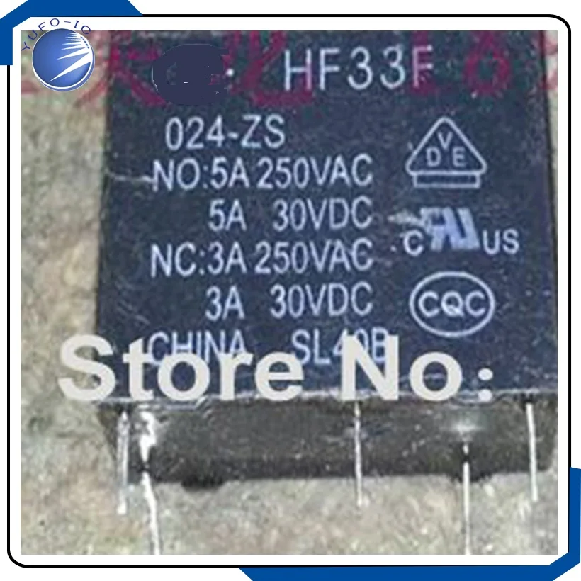 Envío Gratis 20 piezas se relé de JZC 33F 024 ZS3 (555) HF33F 024 ZS YF0923|relay 2| - AliExpress