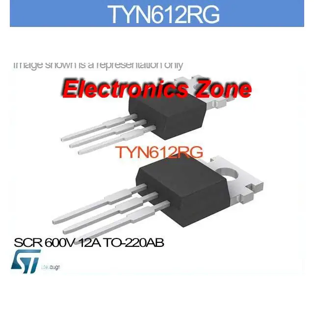 Tyn612rg SCR 600 V 12A TO 220AB TYN612RG 612 TYN612 TYN612R 612R N612|scr thyristor|scr ...