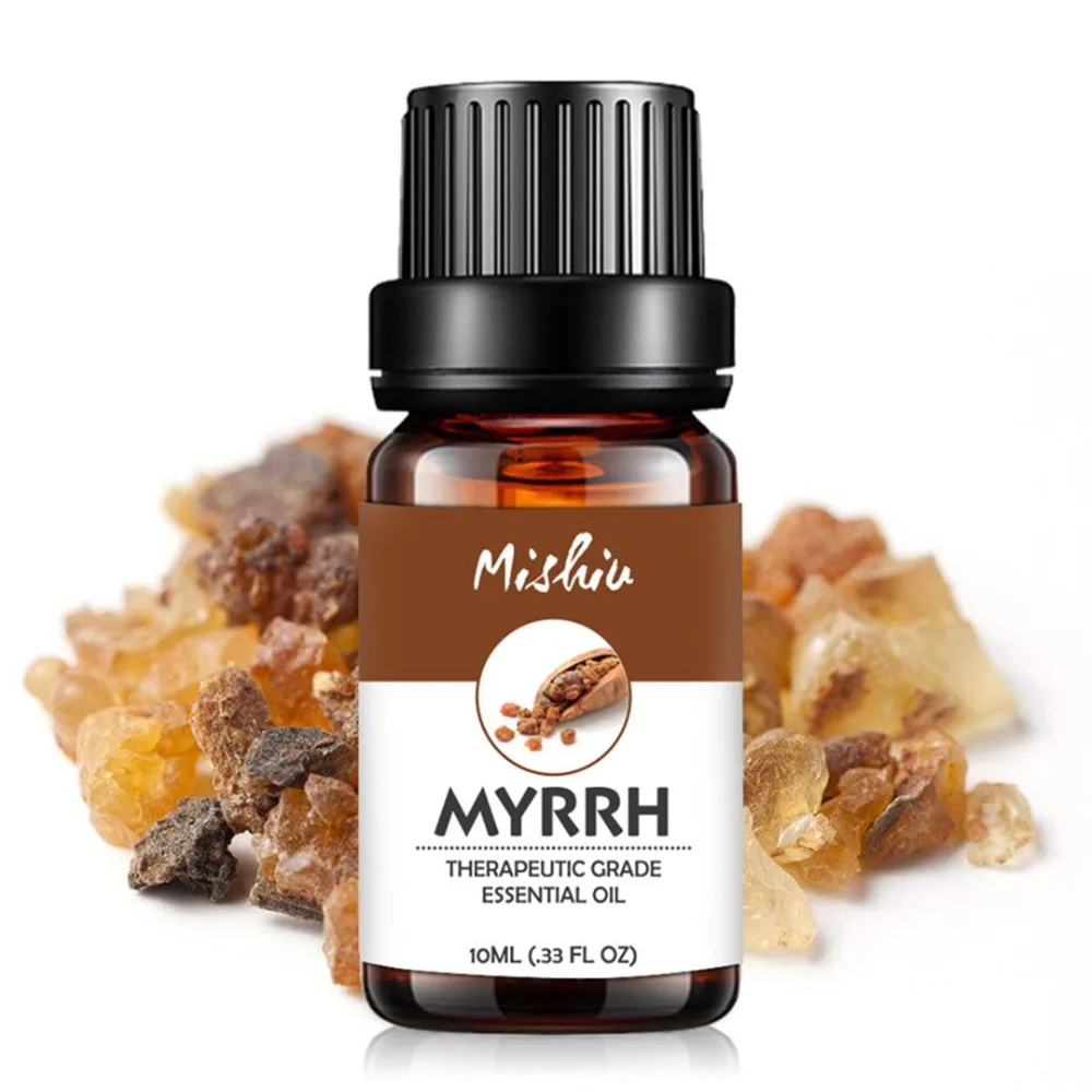 Myrrh essential oil pure natural Myrrh Oils sterilization Inhibit skin ...