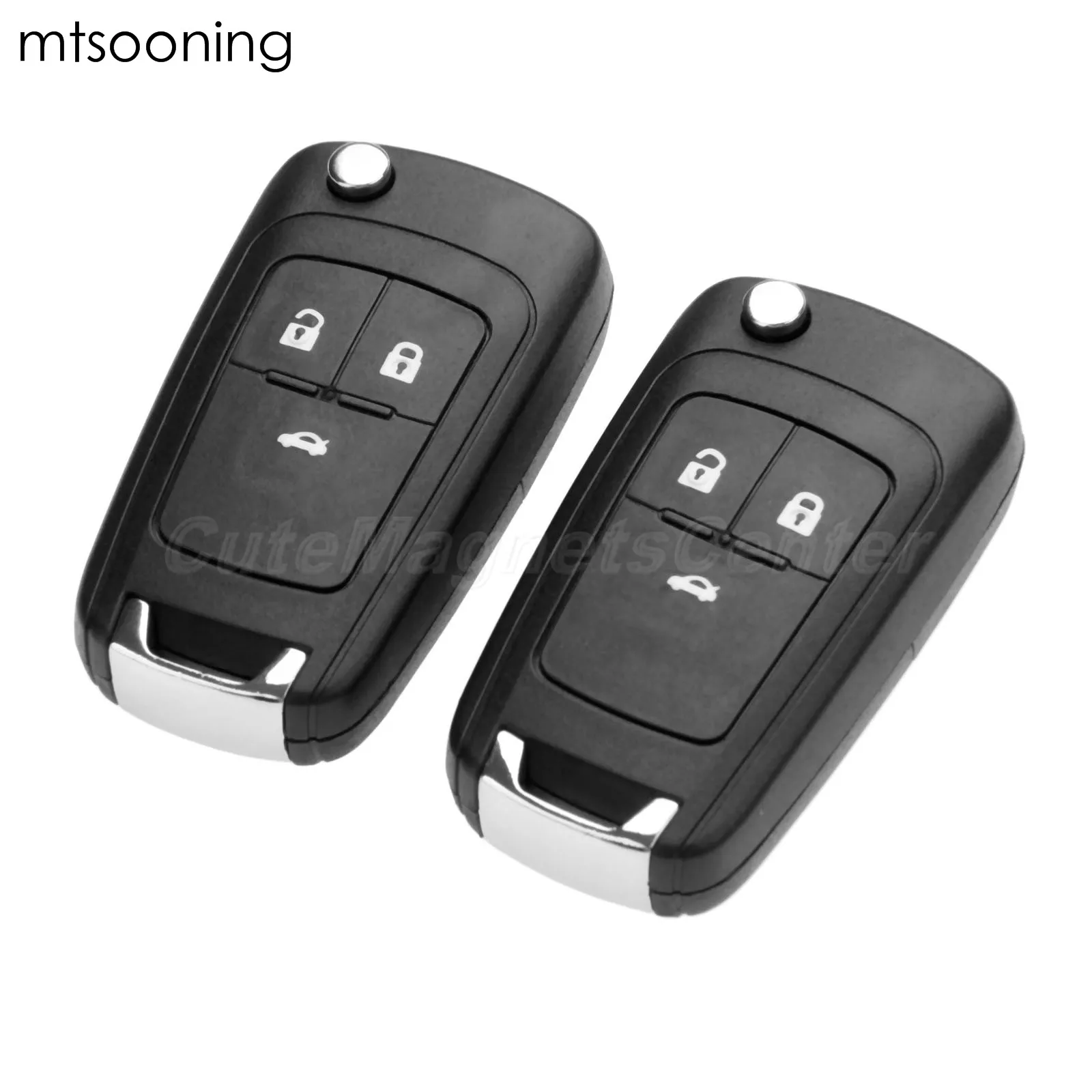 Mtsooning 2pcs Car Remote Key 3 Buttons 433 Mhz PCF7941 ID46 Chip HU100 mtsooning-2pcs-car-remote-key-3-buttons-433-mhz-pcf7941-id46-chip-hu100