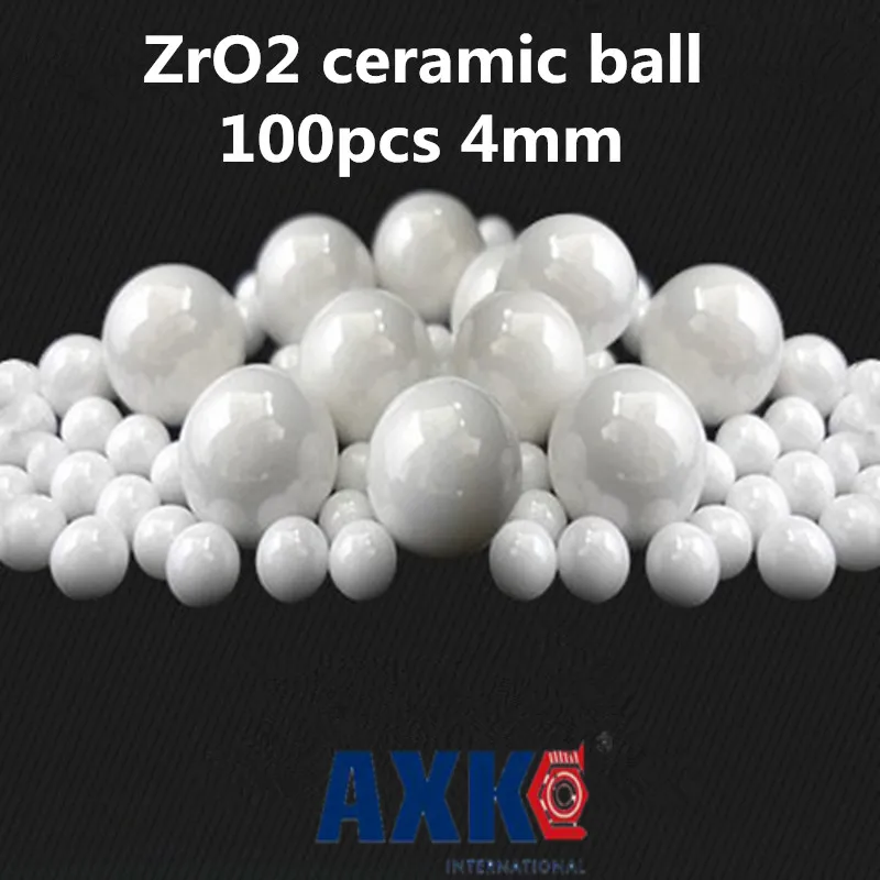 100pcs 4mm Zro2 Ceramic Balls Zirconia Balls Used In Bearing/pump ...
