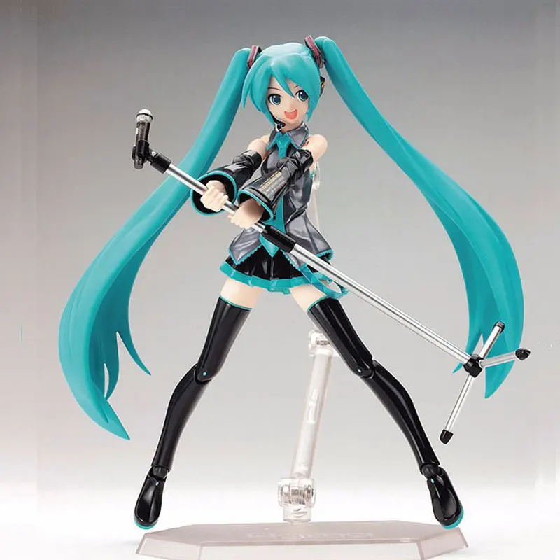2016 New Anime VOCALOID Hatsune Miku Figma 15cm PVC action figure Model ...