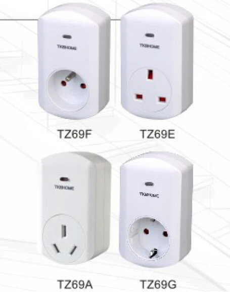 230V/50Hz Z Wave plug in light socket TZ69G/F/E/C/U/A plug in ON/OFF ...