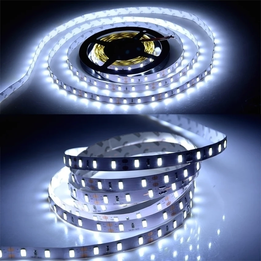 5630 Led Strip Light DC12V 5M 300leds Fiexble bar Light Led Ribbon Tape Super Brightness Non ...