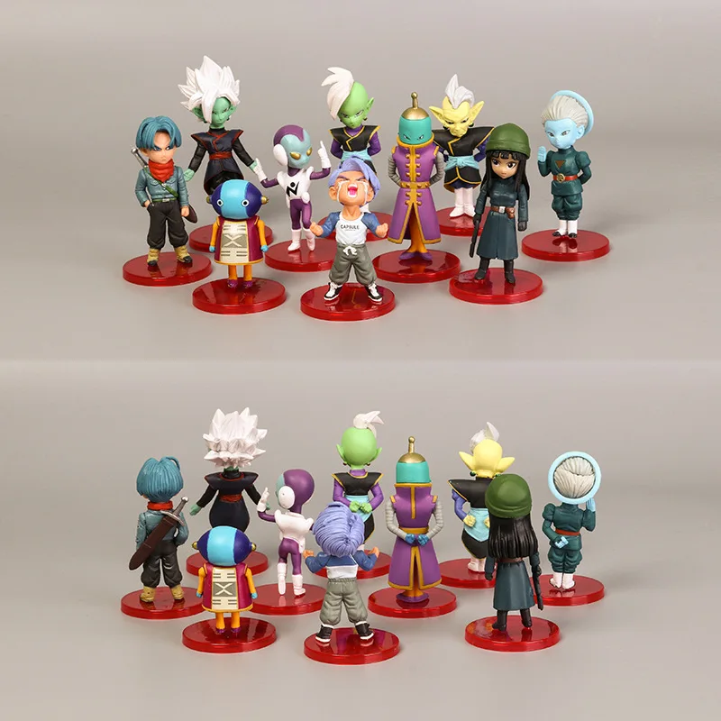 18Pcs Pvc Amine Figma Mini Dragon Ball Z GOKU Golden FRIEZA GREAT ...