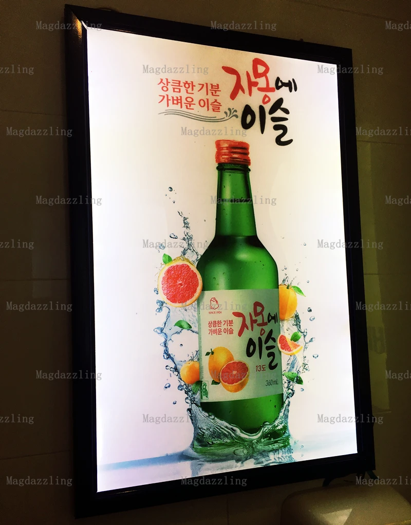 Restaurant-Aluminum-Frame-LED-Illuminated-Menu-Light-Box-Shop ...