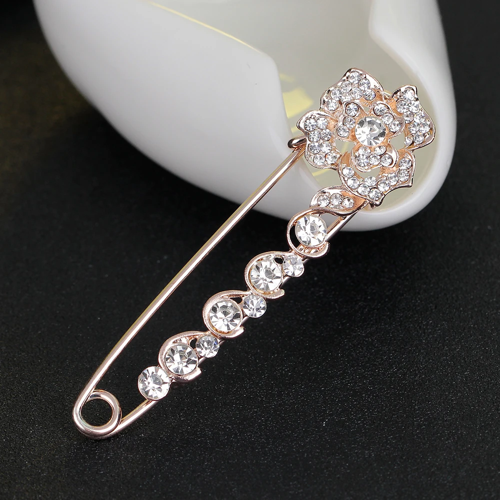 Safety Pins Gold brooch pins female pins and brooches for women ...