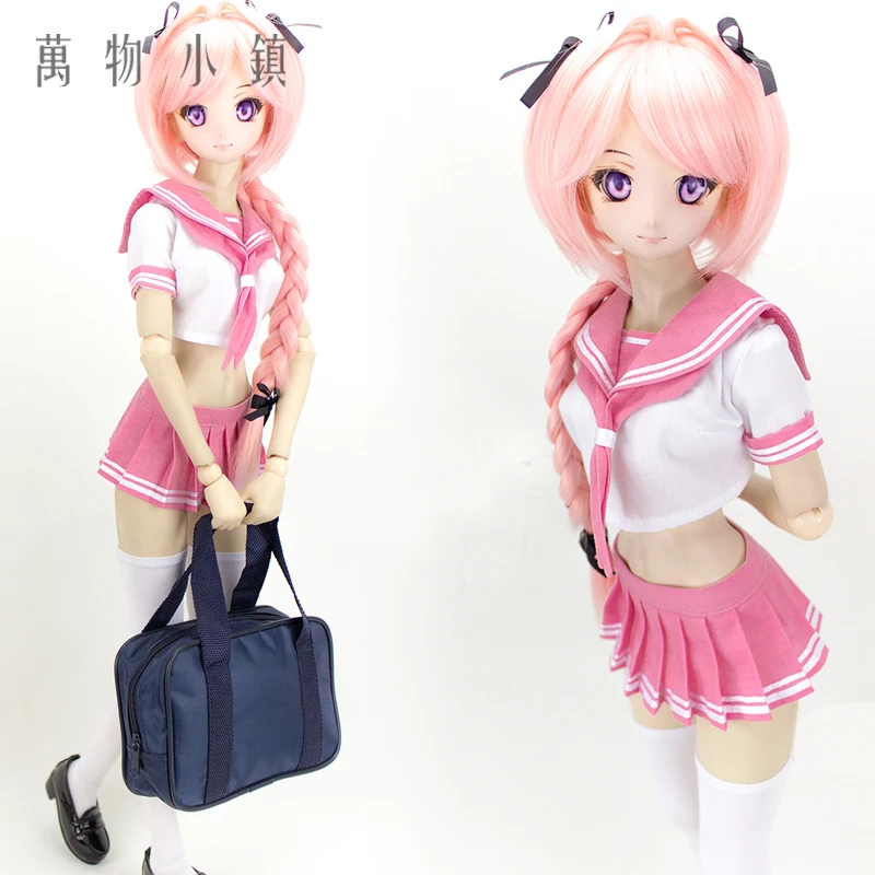 Accept custom Fate/Grand Order Astolfo Cos Pink sailor Suit BJD 1/3 1/4 ...