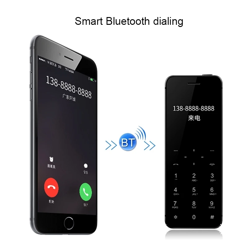 Мобильный телефон ULCOOL V36 с картой 1,54 дюймов MTK6261D поддержка сенсорных клавиш Bluetooth ...