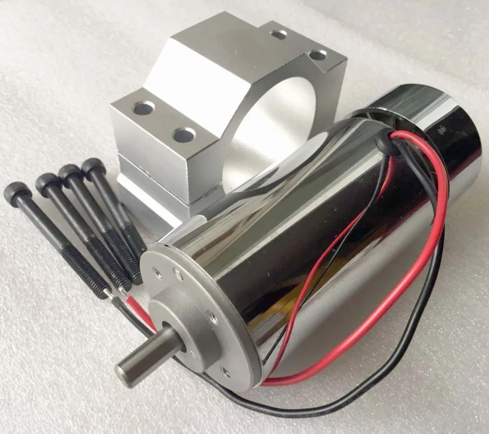 Best ! high torque 300W DC high speed Spindle Motor 12 48V DC 12000RPM ...