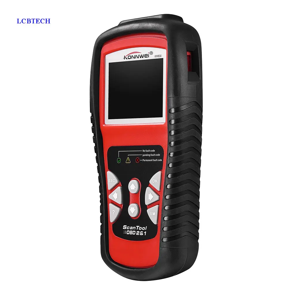 KW830 Automotive Diagnostic Engine OBDII LCD Screen Diagnostic Codes ...