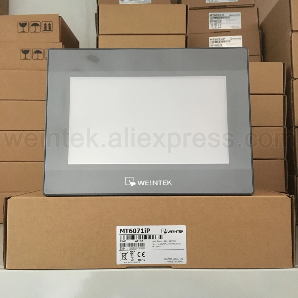 WEINTEK HMI MT6071iP 7 inch touch panel can replace MT6070iP (New and ...