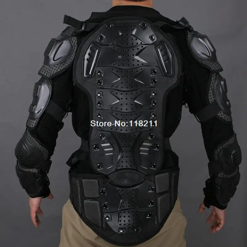 Motorcycle Body Armor Jacket Vest Spine Chest Protection