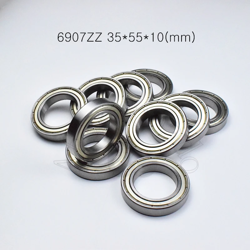 Bearing 1pcs 6907ZZ 35*55*10(mm) free shipping chrome steel Metal ...