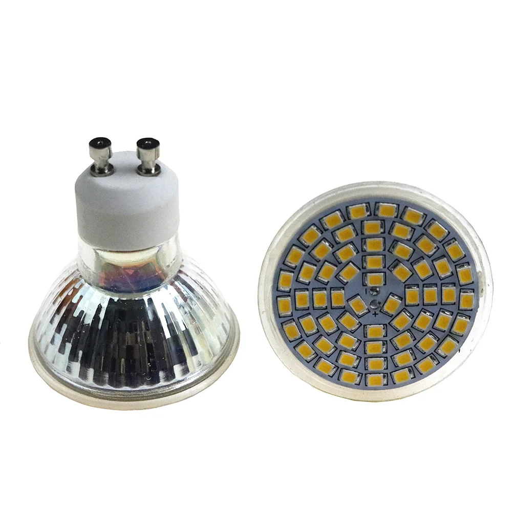 5pcs GU10 Lampada LED Bulb 220V Bombillas LED Lamp Spotlight 60LED ...