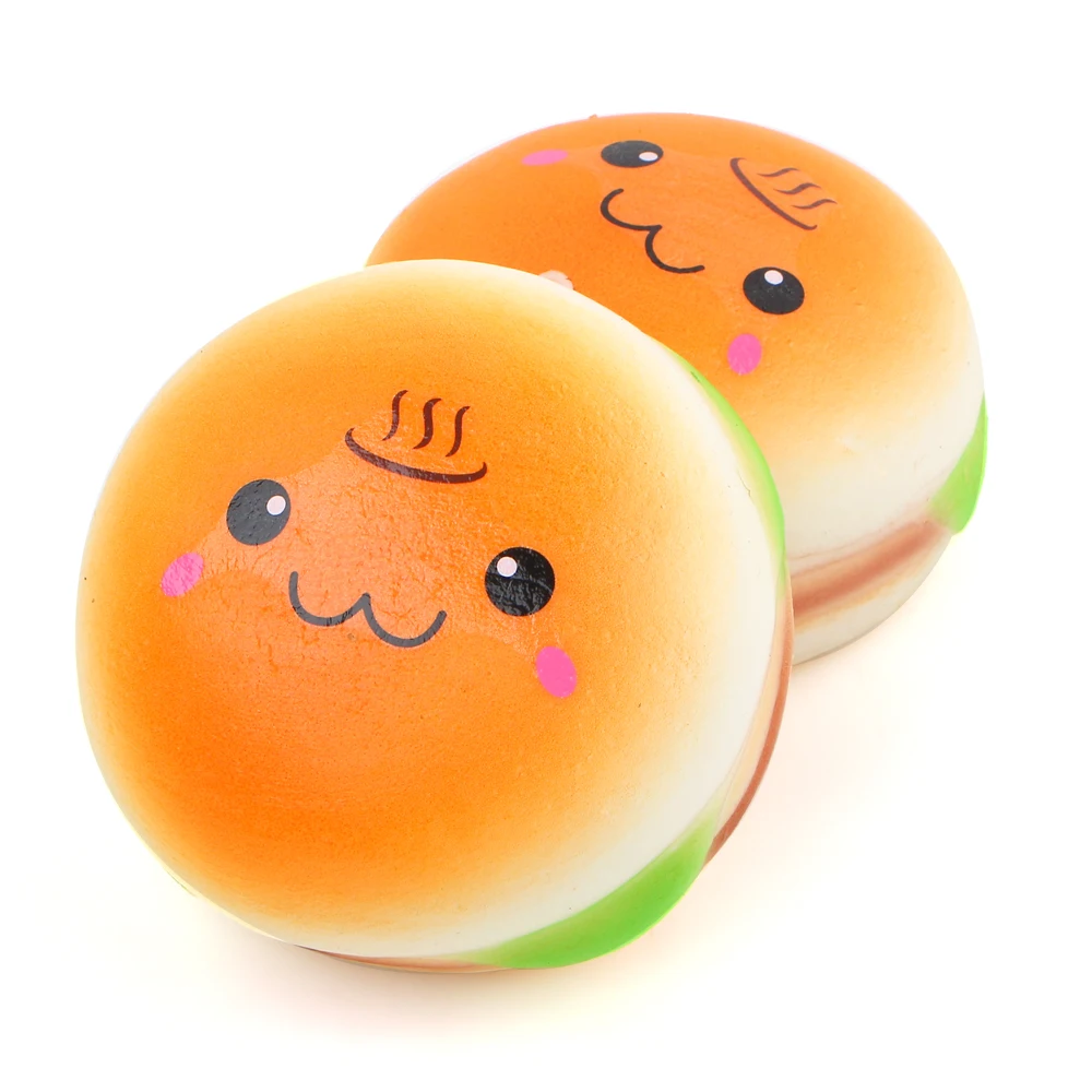 10CM Jumbo Oncen Face Hamburger Burger Squishy Slow Rising|squishy slow ...