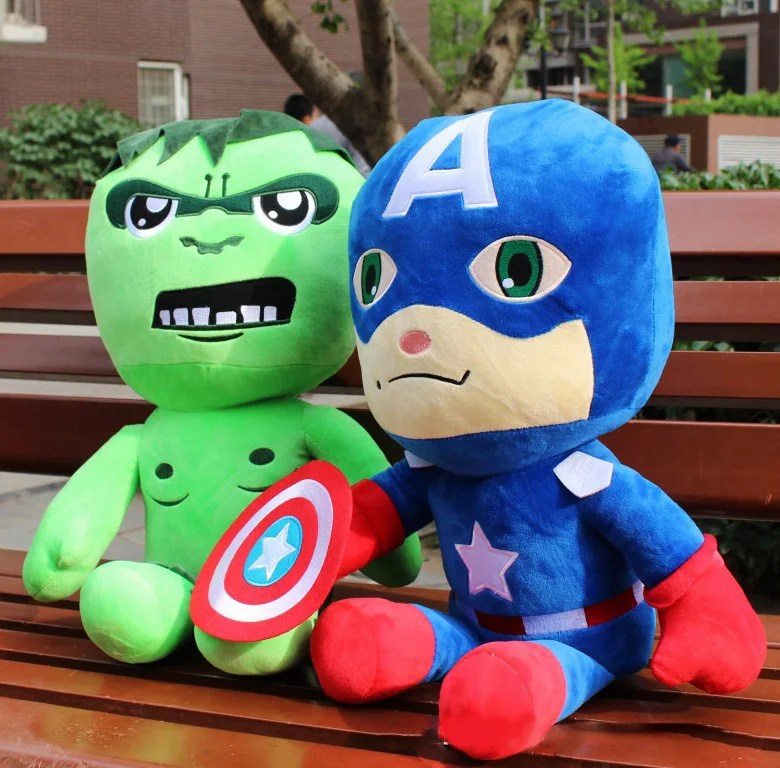 55CM Anime Plush Avengers Party Favors Hulk Stuffed Toy Avengers Plush ...