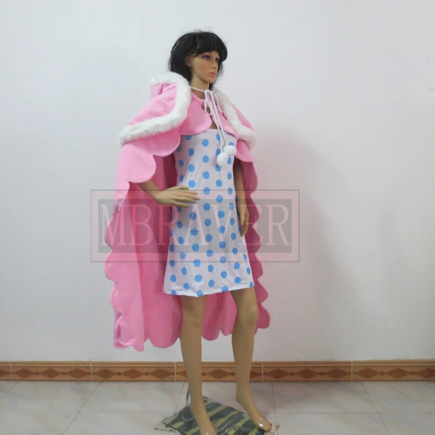 ONE PIECE Sugar Cosplay Costume Custom Any Size cape with dress | One ...