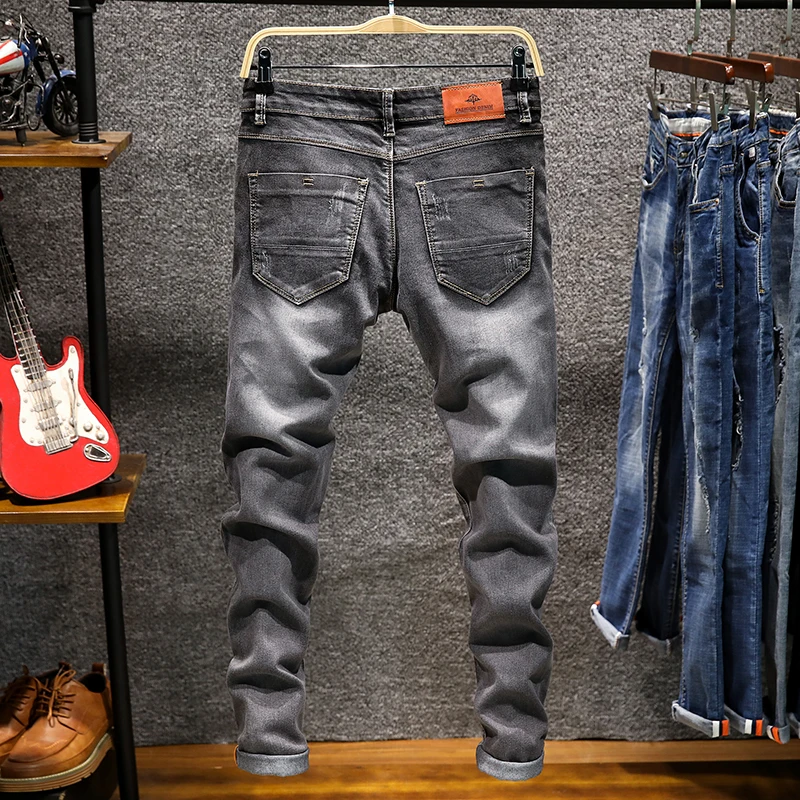 2019 New Arrival Mens Designer Ripped Destroyed Jeans, 43% OFF