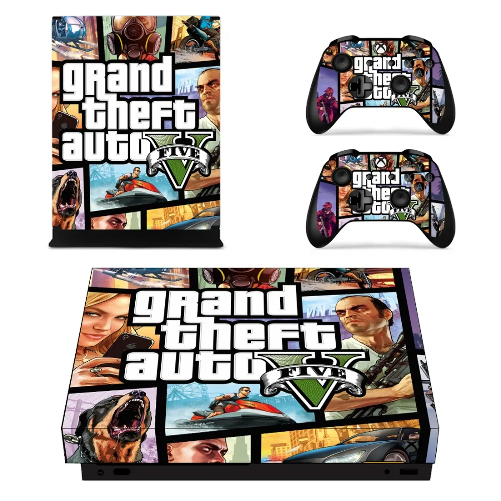 Grand Theft Auto V GTA 5 Xbox One X Skin Sticker Cover - ConsoleSkins.co