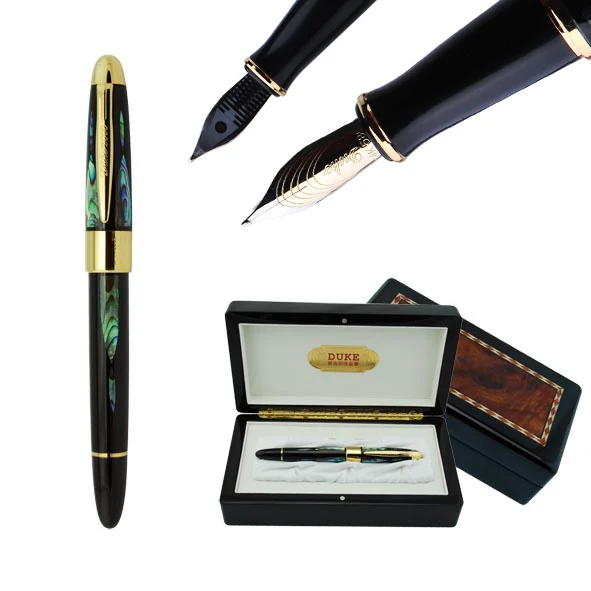 Luxury Duke Pen Pearl 14k Fountain Pens Fountain Pen Male Gift ...