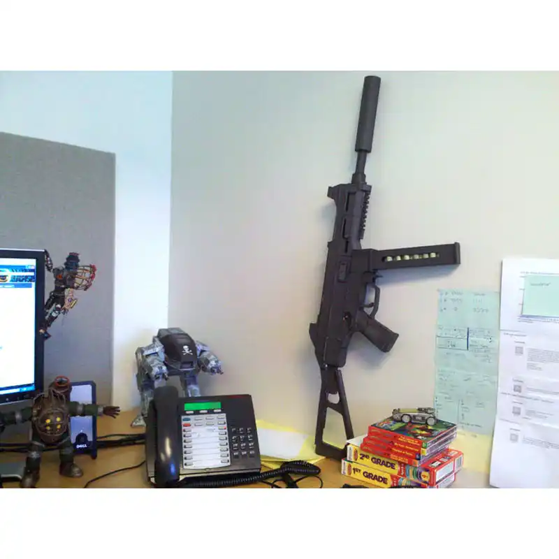 DIY 1:1 HK UMP 45 Sub Machine Gun Paper Model Assemble Hand Work 3D ...